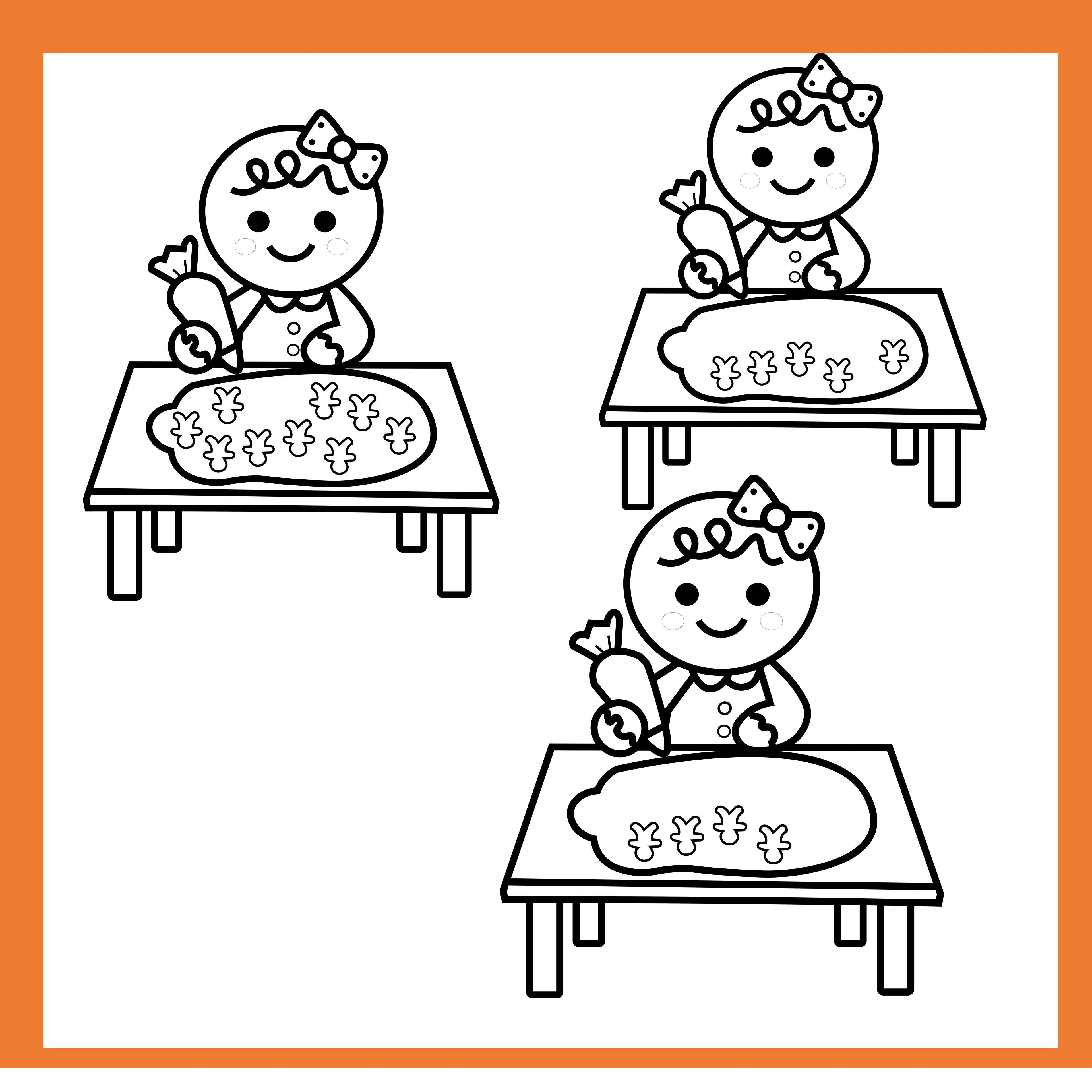 Counting Gingerbread Cookies Clipart set | Teaching Resources